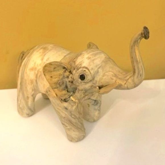 Vintage | Art | Vintage Bull Tusk Elephant Figurine 4 | Poshmark